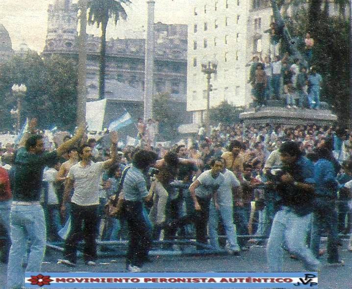A 32 AÑOS DEL 16 DE DICIEMBRE DE 1982 - Movimiento Peronista Auténtico